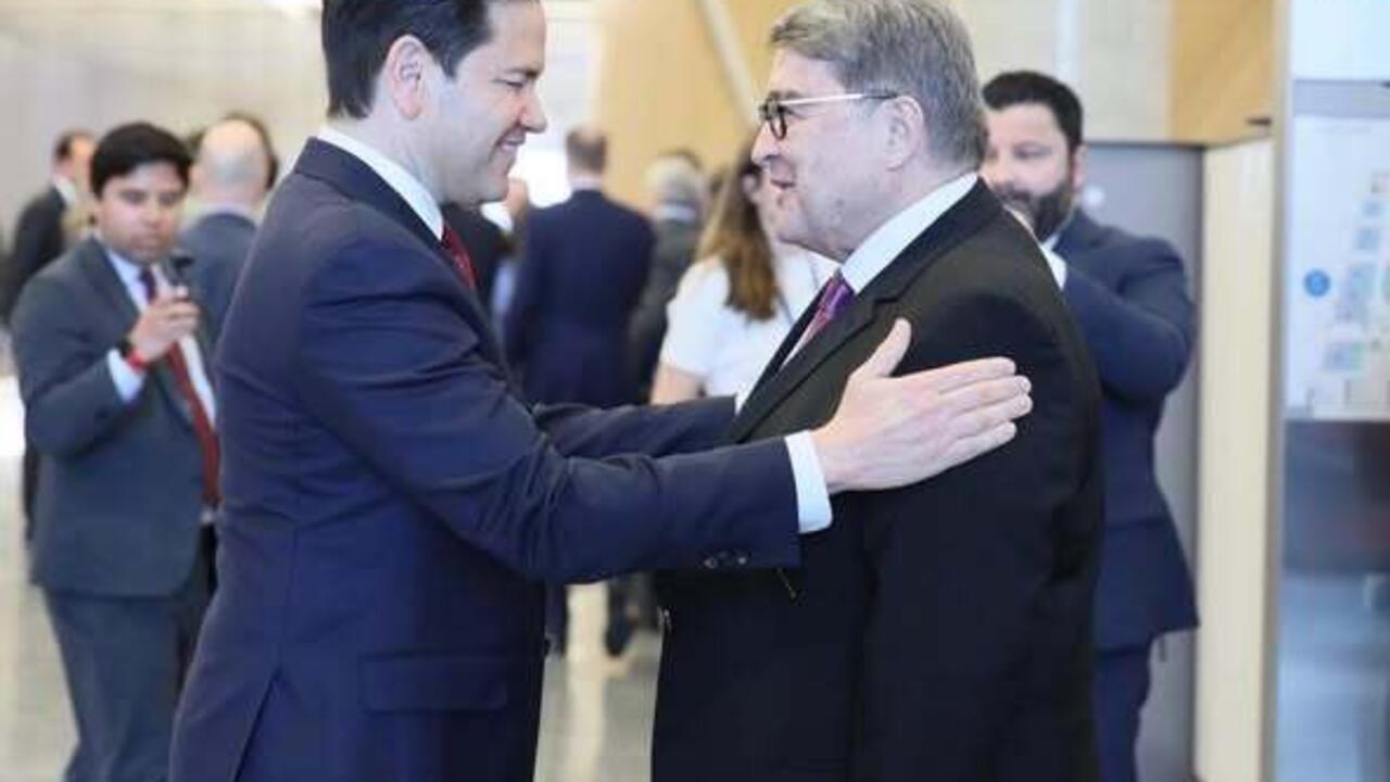 Emil Hurezeanu s-a întâlnit cu secretarul de stat al SUA, Marco Rubio, la Bruxelles